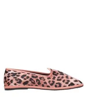 HABILLÈ.02 Leopard Print Satin Flats
