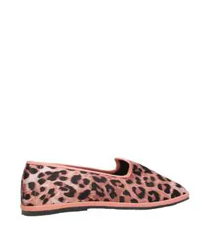 HABILLÈ.02 Leopard Print Satin Flats