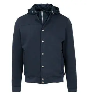 HESKIMO Hooded Jacket With Double Snap Closure
