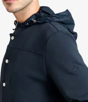 HESKIMO Hooded Jacket With Double Snap Closure