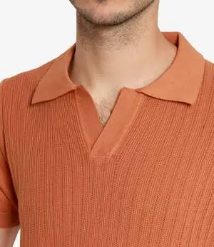 AT.P.CO Ribbed Polo Shirt