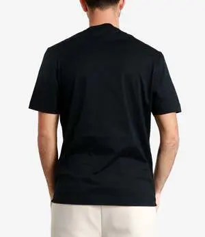 FILIPPO DE LAURENTIIS Crewneck Short Sleeve T-shirt - Black