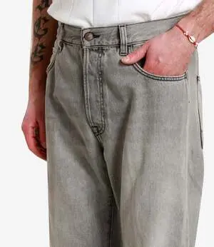 PEOPLE Denim Jeans With Straight Leg And Delavé Effect