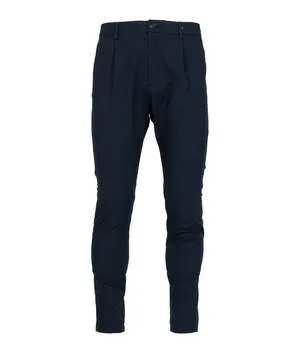 CRUNA Tapered Fit Cotton Blend Trousers - Blue