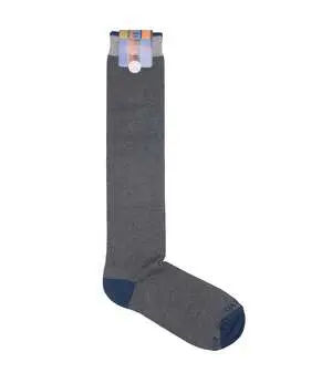 GALLO Cotton And Cashmere Knee-high Socks - Grey