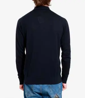 John Smedley Sea Island Cotton Long Sleeve Polo Shirt