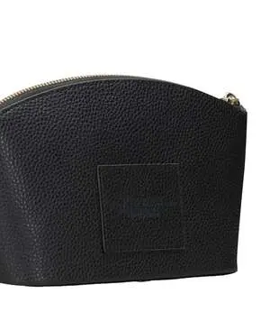 Marc Jacobs Grained Leather Beauty Bag - Nero