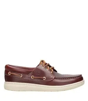 Timberland Premium Leather Flat Shoes - Marrone