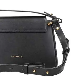 COCCINELLE Grained Leather Handheld Or Shoulder Bag