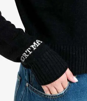 Sportmax Wool Crew Neck Sweater - Nero
