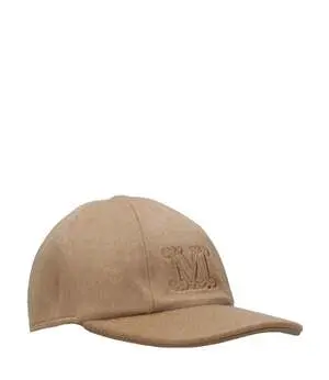 Max Mara Cashmere Baseball Cap - Camel
