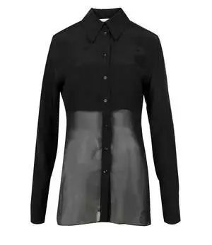 Women's Sheer Button Down Shirts