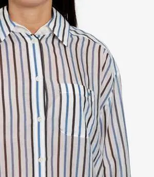 SEMICOUTURE Striped Cotton Shirt