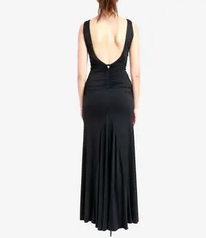 ANIYE BY Black Lycra Mermaid Gown