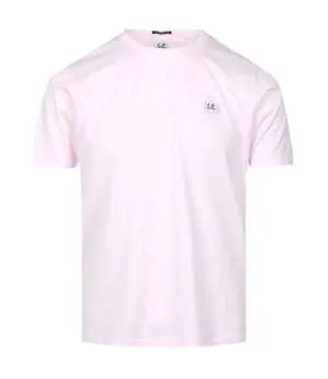 C.P. COMPANY Cotton Crew Neck Short Sleeve T-shirt With Logo Pocket