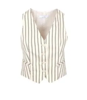 Kaos Button Detailed Vests For Women