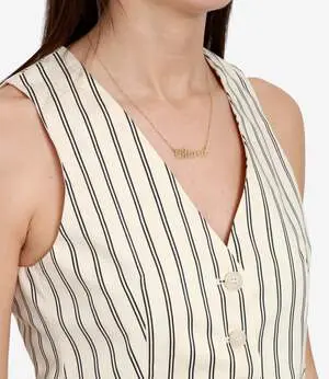 KAOS Sleeveless Cotton Vest With V-neck And Pockets