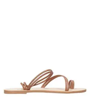 Manebí Leather Flat Sandals - Brown