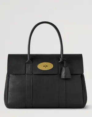 Mulberry Bayswater Small Leather Top Handle Bag - Nero