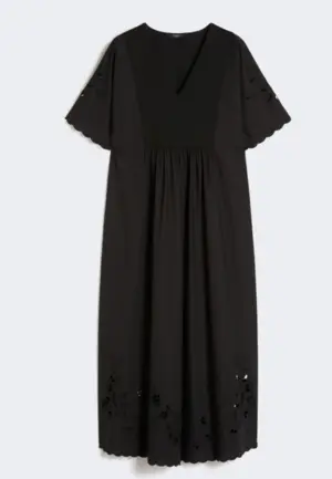 Max Mara Embroidered Midi Dress