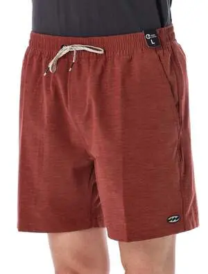 BILLABONG Layback Swim Trunks - Fire Red