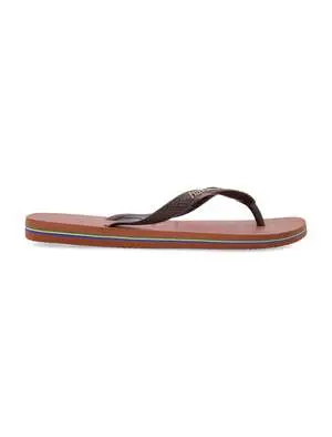Havaianas Brasil Logo Flip-flops - Rust Coffee
