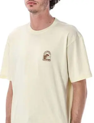 VISSLA Cotton Blend T-shirt With Cosmic Wash - Dune