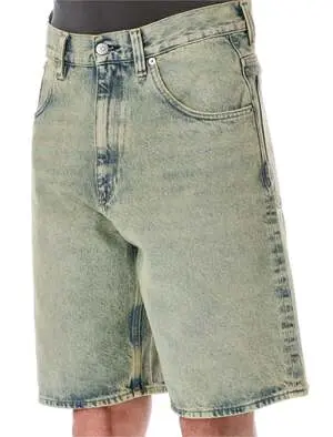 SUNFLOWER Super Wide Leg Denim Shorts