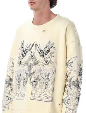 WHO DECIDES WAR Graphic Sweatshirt