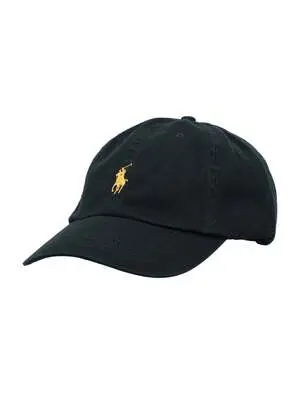 Polo Ralph Lauren Polo Ralph Lauren Cotton Chino Baseball Cap With Embroidered Pony Black