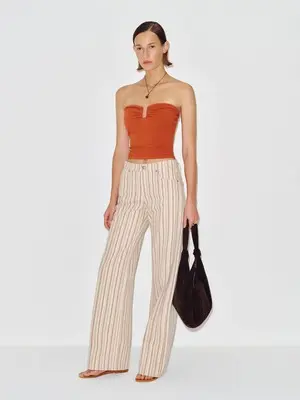 Strapless Knit Tops