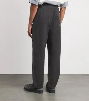 Stone Island Slub Cotton Cargo Trousers