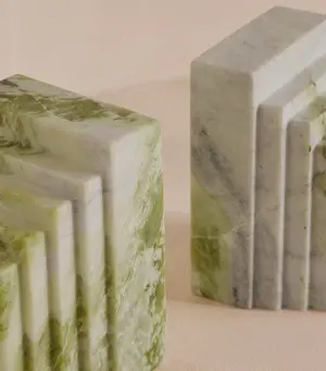 SOHO HOME Marble Lola Bookends