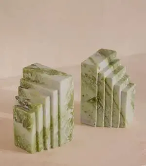 SOHO HOME Marble Lola Bookends
