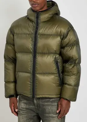 MKI MIYUKI ZOKU Padded Hooded Down Jacket - Olive