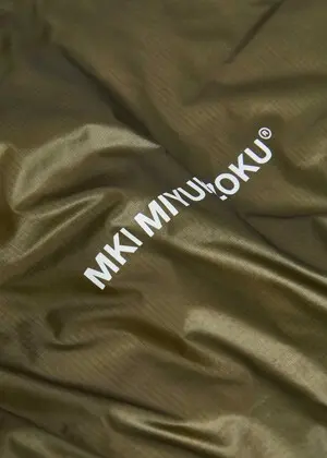 MKI MIYUKI ZOKU Padded Hooded Down Jacket - Olive