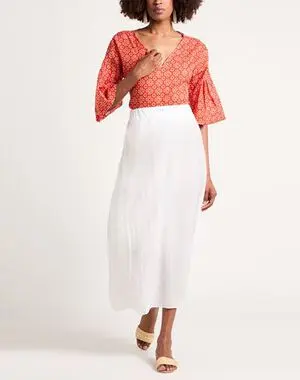 Crossley Maxi Skirt In Cotton And Silk