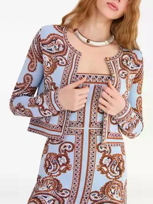 Cara Cara Paisley Print Cardigan
