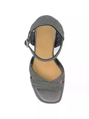 CastaÑer Vale Braided Platform Sandals
