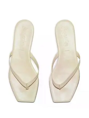AeydĒ Renee Square-toe Leather Sandals