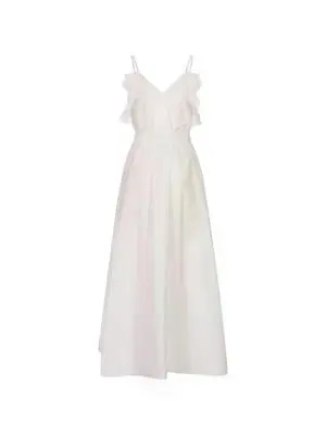 PARAH Ruffled Belted Maxi Dress