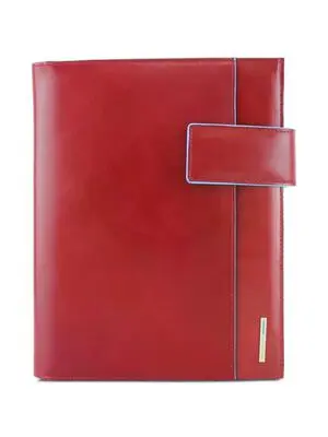 PIQUADRO Leather Daily Planner - Red