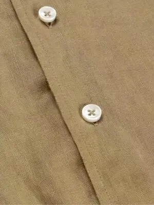 AURELIEN Seaside Popover Linen Shirt