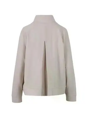NOUMENO CONCEPT Scarf-detail Pleat Sweatshirt