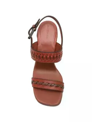 Zimmermann Alchemy Woven-detail Buckled Sandals