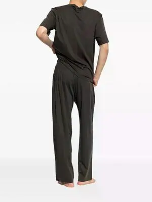 Emporio Armani Logo-embroidered Pajamas