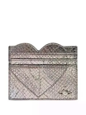 VIVIENNE WESTWOOD Snake-effect Heart-shaped Card Holder