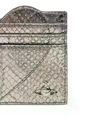 VIVIENNE WESTWOOD Snake-effect Heart-shaped Card Holder