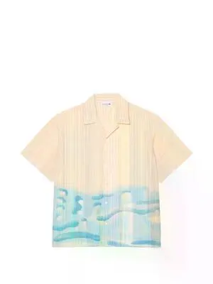 Lacoste Striped Graphic-print Shirt