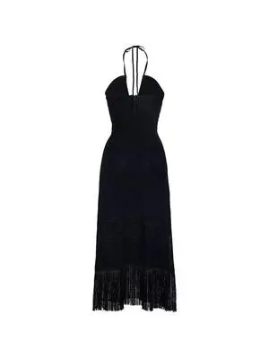 Cara Cara Hawthorne Fringe-trim Midi Dress
